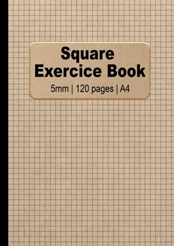 A4 5mm Square Exercise Book Squared Paper Notebook A4 Maths Exercise Book 5mm Square A4 0