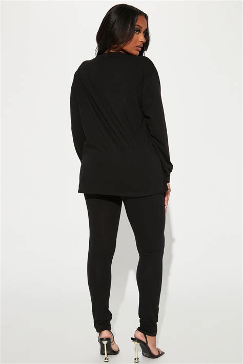 Always Free Legging Set Black Fashion Nova Matching Sets Fashion