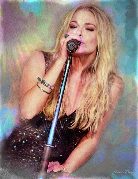 LeAnn Rimes Mixed Media By Mal Bray Pixels