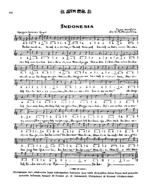 Ini Sejarah Dan Lirik Lagu Indonesia Raya 3 Stanza Pdf