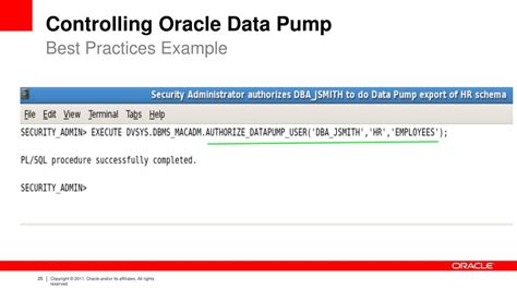 Ppt Oracle Database Vault Dba Best Practices Powerpoint