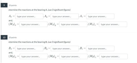 Solved 8 10 Points Use This Information For Question 8 To 10 Chegg Com