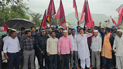 जुन्नर तालुक्यातील आदिवासी बांधवानी विविध मागण्यांसाठी केला नगर कल्याण