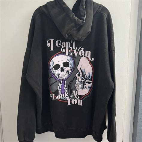 Oversized Hoodie Brand Assholes Live Forever Depop