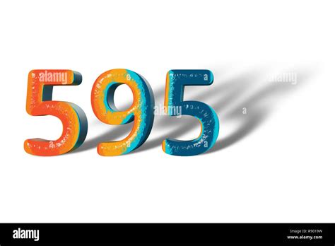 Number 595 Cut Out Stock Images & Pictures - Alamy
