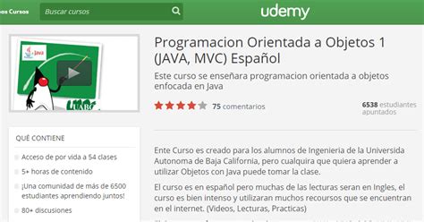 Cursos Gratuitos En Línea Curso Online Programacion Orientada A