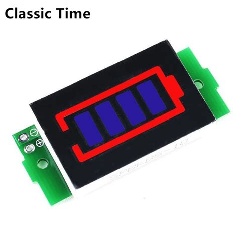 1 2 3 4 5 6 7 8s Lithium Battery Capacity Indicator Module Blue Green Display Electric Vehicle