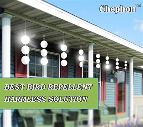 Upgraded Version Bird Repellent Discs Set By Chephon Tm 24pcs Value