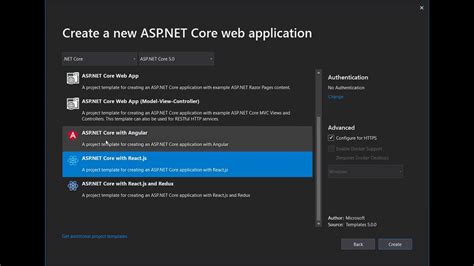 creating asp net core web application بالعربية youtube