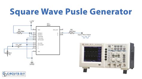 555 Timer Square Wave Generator Circuit Circuit Diagram