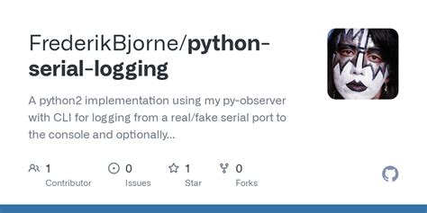Github Frederikbjornepython Serial Logging A Python2 Implementation