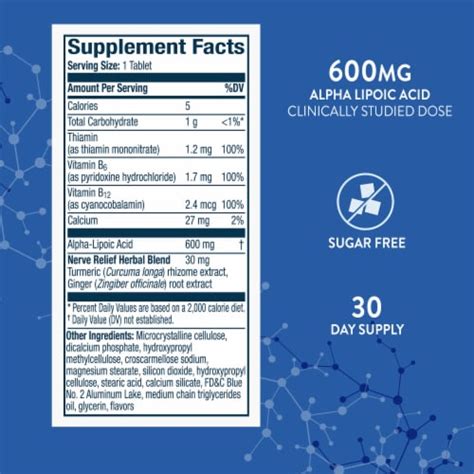 Nervive Nerve Relief Tablets 30 Ct Frys Food Stores