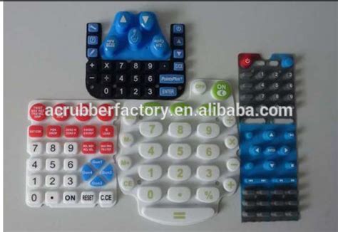 China Custom Usb Rubber Button Matrix Handphone Keypad Silicone Rubber Push Buttons With Carbon