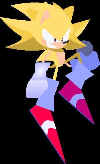 [sonic Dimensional Funkin] Old Super Sonic Idle By Iqiwiwiwi On