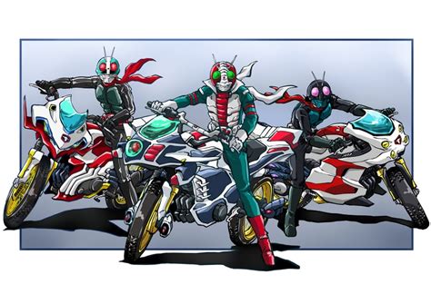 Kamen Rider 1 Kamen Rider 2 And Kamen Rider V3 Kamen Rider And 2