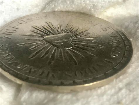 Moneda 1 Peso Muera Huerta 1914 Plata Variedad Canto Liso 20999