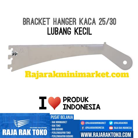 Bracket Hanger Kaca Lubang Kecil 2530 Cm