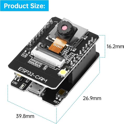 Emolevy Diymore Esp32 Cam Kehityskortti Esp32 Cam Mb Wifibluetooth