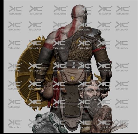 Stl File Kratos God Of War Ragnarok 3d Print Model 👦・3d Printing