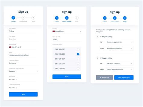 Register Ui Ux Steps App Design Inspiration Mobile App Design