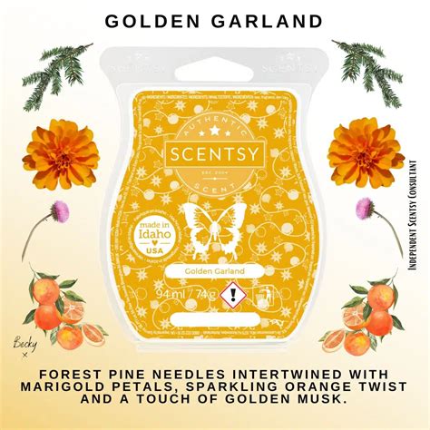 Golden Garland Scentsy Bar The Candle Boutique Scentsy Uk Consultant