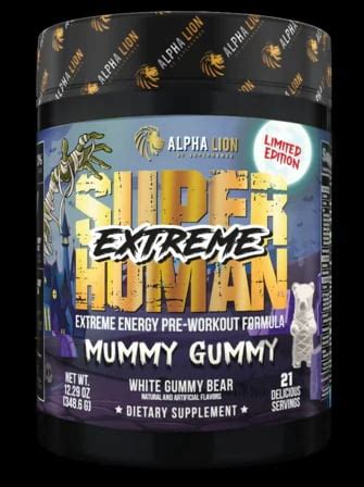Alpha Lion Super Human Extreme Pre Workout Mummy Gummy Flavor