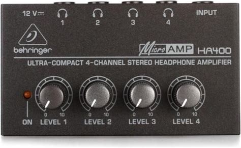 Усилитель для наушников Behringer HA400 MICROAMP - купить по выгодной ...