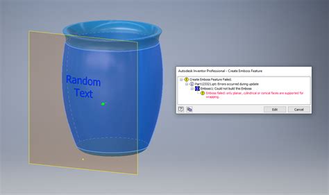 Problems With Logo Emboss Autodesk Community
