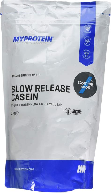 Myprotein Micellar Casein Milk Protein Supplement, 1 kg, Strawberry ...
