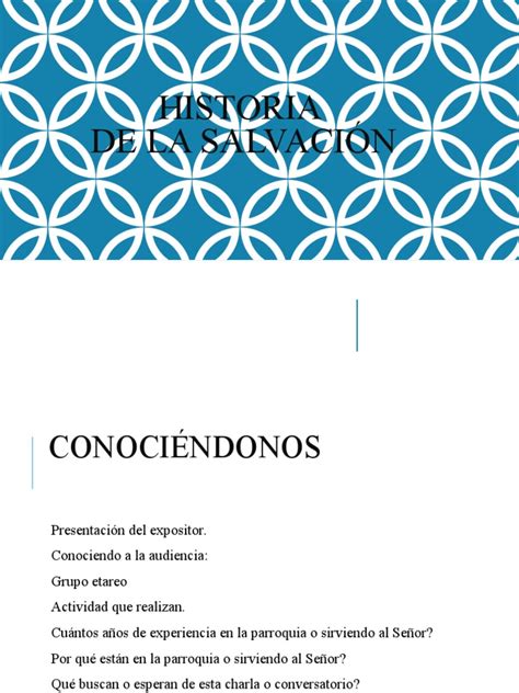 Historia De La Salvación Pdf Abrahán Salvación