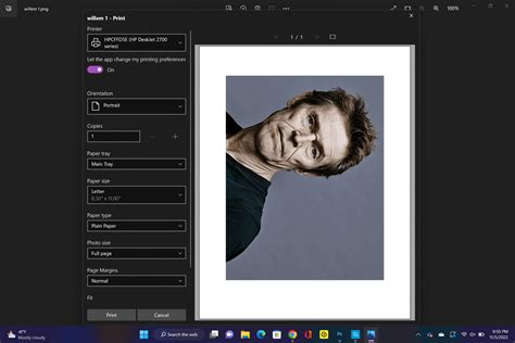 Im Trying To Print An Image But It Isnt Filling The Whole Page What