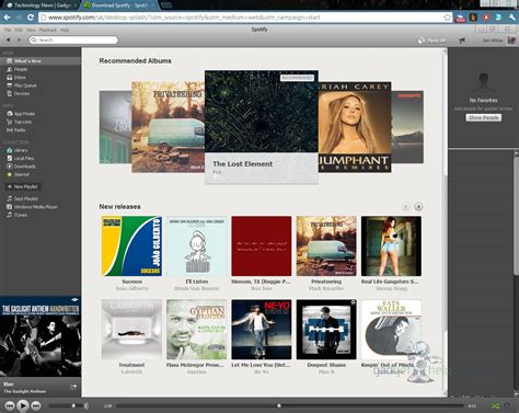 Spotify Browser Gadget Helpline