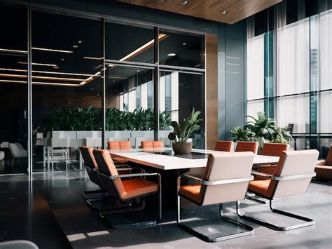 Cuttingedge Technology In A Contemporary Modern Office Space Ai