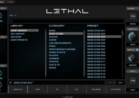 lethal vst instalation limfaalive