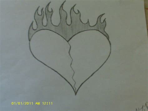 Broken Hearts Drawing At Getdrawings Free Download