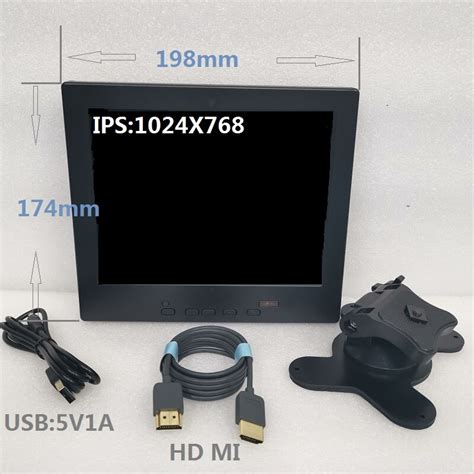 8 Inch Portable Monitor Monitor Monitor Hdmi Vga10 Vicedeal