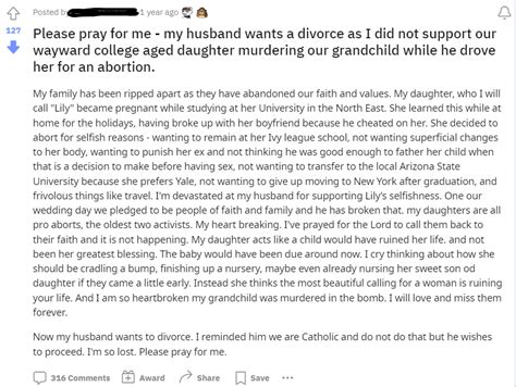 Same Oop Posted On R Catholic Playing A Victim And Is Saying She