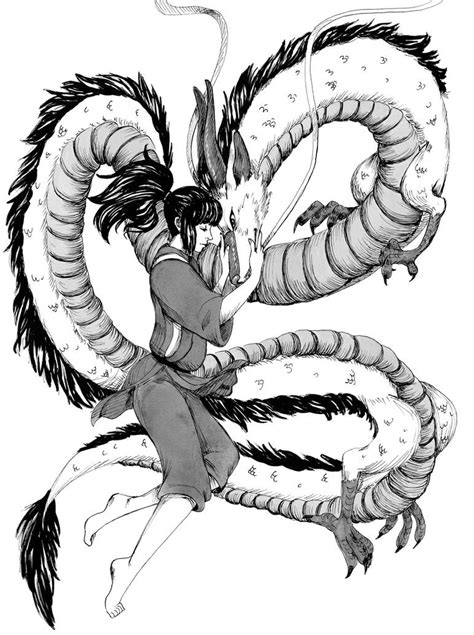 Inktober Spirited Away By Hikari Chyan On Deviantart