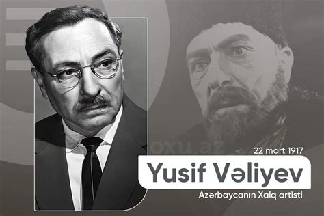 Bu Gün Yusif Vəliyevin Doğum Günüdür Oxu Az