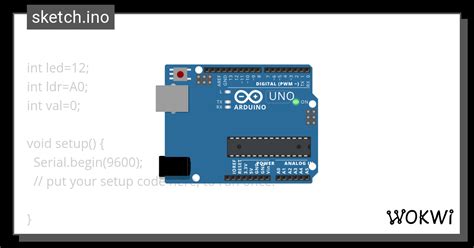 Night Lamp Wokwi ESP32 STM32 Arduino Simulator