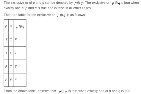 Solved A Define Using Truth Tables The Disjunction Conjunction