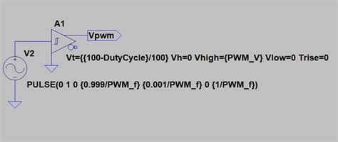 ltspice pwm signal generator current sauce
