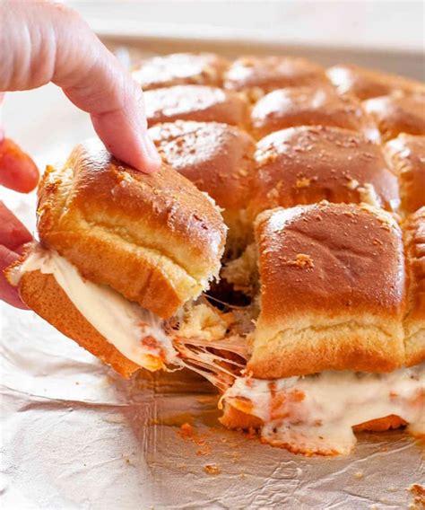 Hawaiian Roll Sliders With Meat Sauce And Parm Punchfork