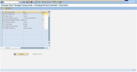 How To Assign Company Code To Posting Period Variant