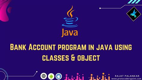 Menu Driven Bank Account Program In Java Using Classes And Object