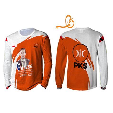 Jual Baju Kaos Partai PKS Keren Fullprint Murah Dengan Harga Terjangkau