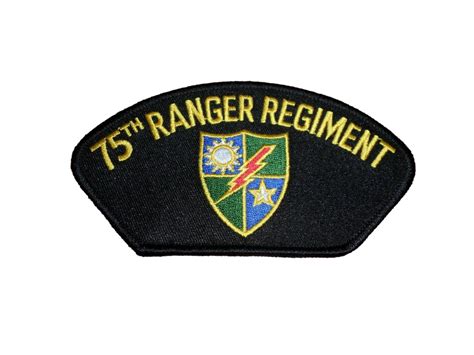 U S Military Army 75th Ranger Regiment Hat Patch 3 X 6 U S A Made