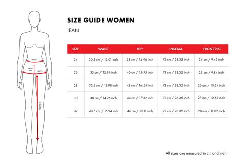 Pant Size Conversion Chart All For One