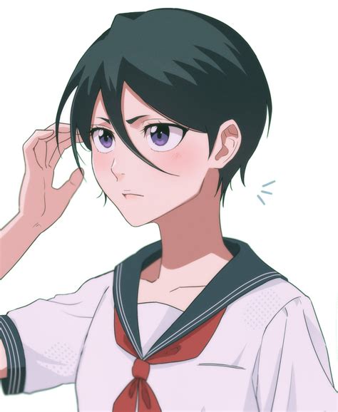 Safebooru 1girl Absurdres Alternate Hairstyle Black Hair Bleach Blush