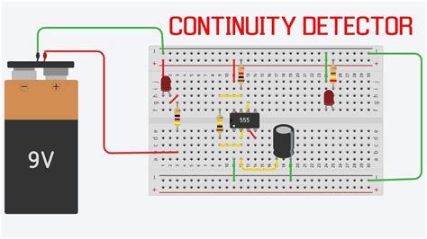 On Video 555 Ic Continuity Tester Diode Led And Wire Checker